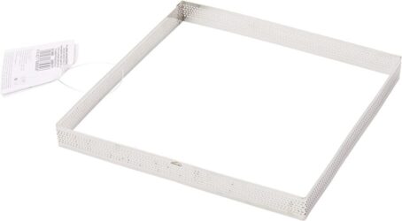 Molde aro cuadrado perforado 20x20cm - Lacor - Casa Karibay